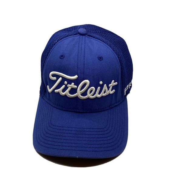New Era | Accessories | Titleist Golf Blue Meshback Baseball Hat Cap ...